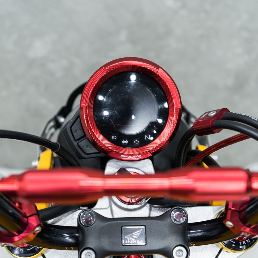 【楽天市場】ホンダ CT125 モンキー125 ダックス ST125 共通メーターカバー/Honda CT125 Monkey125 ...