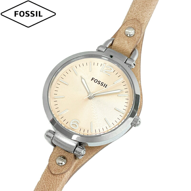【楽天市場】FOSSIL フォッシル 腕時計 新品・アウトレット Georgia ジョージア ES2830 レディース クォーツ ベージュ文字 ...