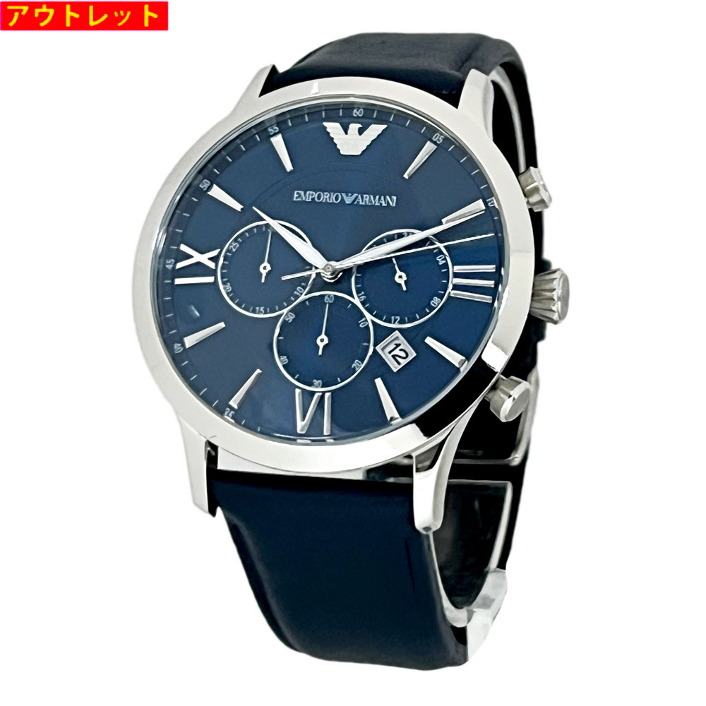 【楽天市場】EMPORIO ARMANI エンポリオ アルマーニ 腕時計 AR11226 メンズ レザーベルト クロノグラフ 並行輸入品 送料 ...