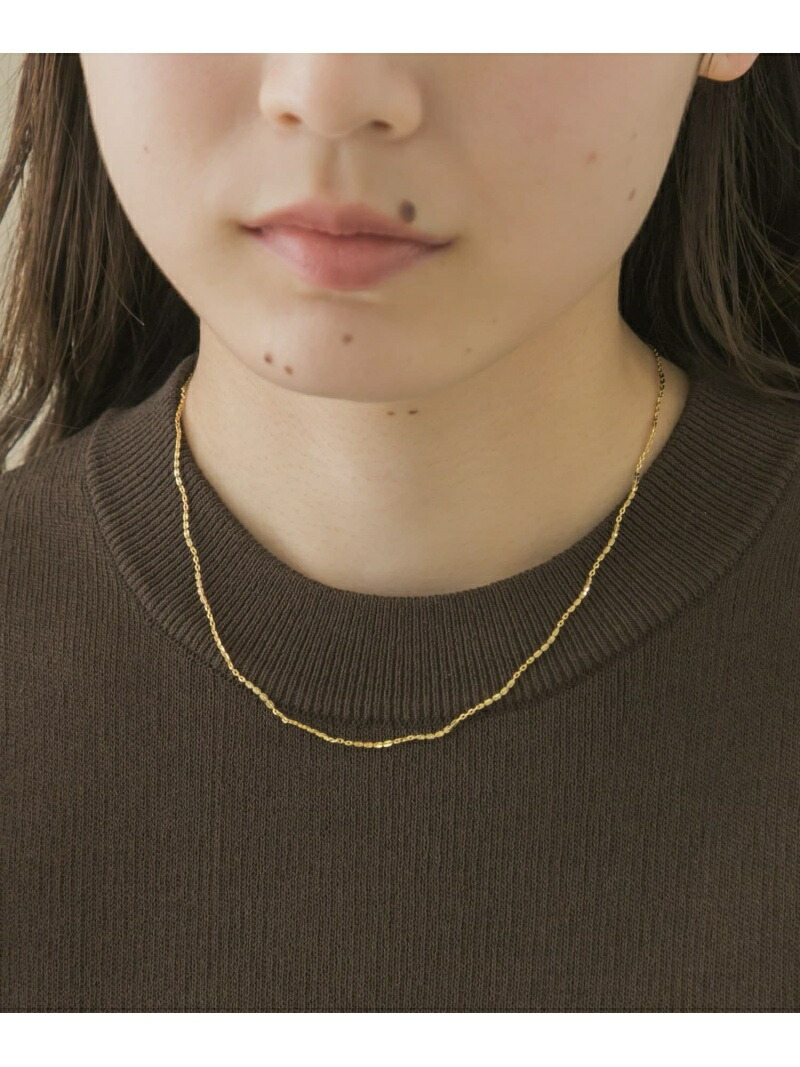 【楽天市場】ナミナミチェーンショートネックレス SMELLY スメリー アクセサリー・腕時計 ネックレス ゴールド[Rakuten ...