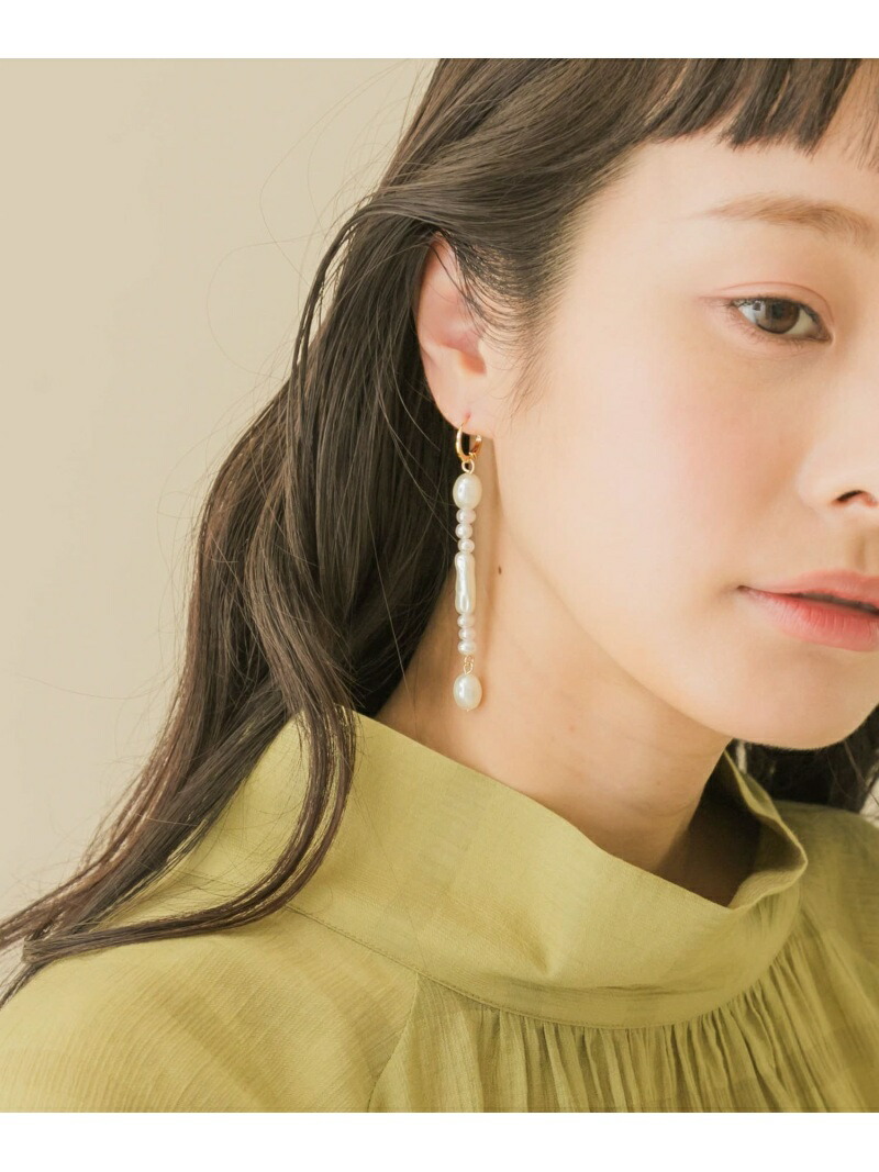 【楽天市場】【SALE／50%OFF】バロックパールコンビピアス SMELLY スメリー アクセサリー・腕時計 ピアス【RBA_E ...