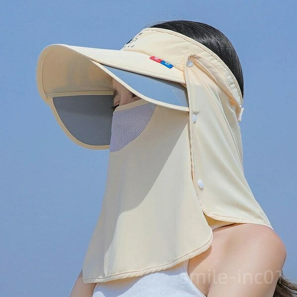 【楽天市場】【送料無料】首 3way 日焼け防止 帽子 つば広 UPF50+ uvカット 帽子 レディース 日よけ 首の後ろ ネックカバー 母の日 紫外線対策 母の日：スマイル・インク