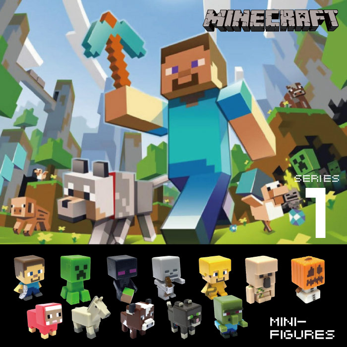 【楽天市場】MINECRAFT グッズ / マインクラフト ミニフィギュア シリーズ1 ：nideau