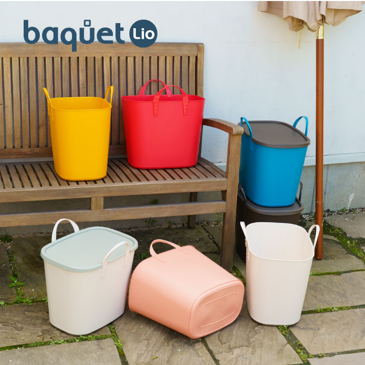 【楽天市場】スタックストー バケット リオ Lio / stacksto, baquet Lio スタックストー バケット 収納 スリム 持ち歩き エコバッグ マイバスケット 自立 バケツ ...