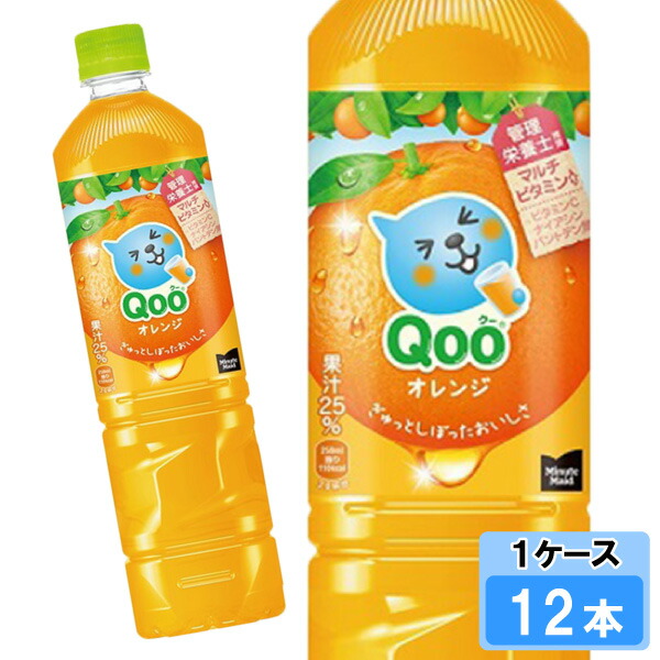 【楽天市場】ミニッツメイド Qoo（クー）オレンジ 950ml 12本 （12本×1ケース） PET 安心のメーカー直送 日本全国送料無料：Smile菓彩