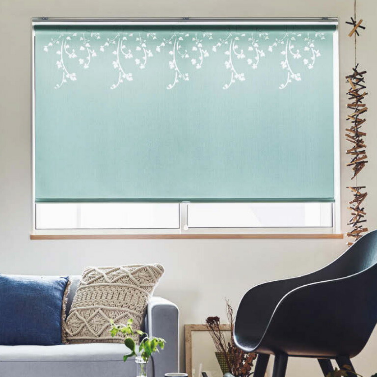 【楽天市場】【追加オプション】 レーザーカット TOSO ロールスクリーン TYPE409 上部柄 アイビー マイテックシーズ 切り抜いた穴から光が差し込む デザインカット リビング 居間 ...