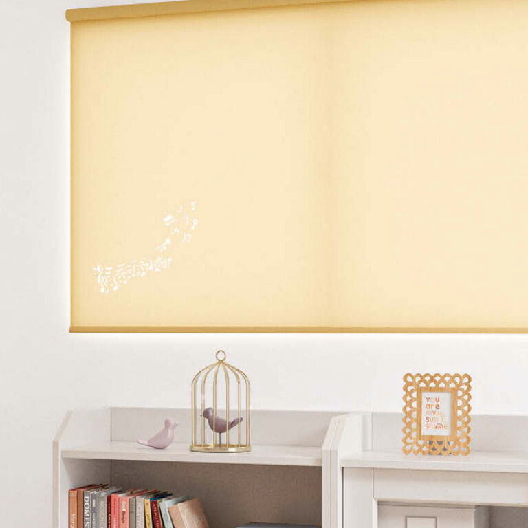 【楽天市場】【追加オプション】 レーザーカット TOSO ロールスクリーン TYPE421 ポイント柄 ドレミ マイテックシーズ 切り抜いた穴から光が差し込む デザインカット リビング 居間 ...