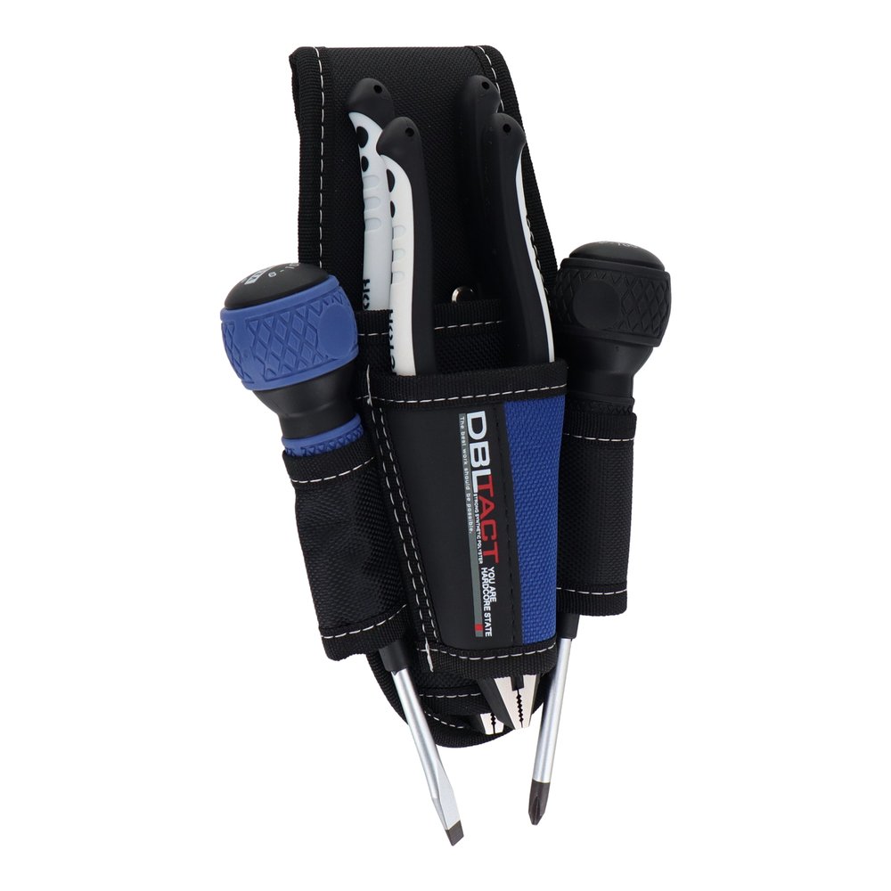 【楽天市場】DBLTACT 三共コーポレーション DT-TS-04-BL ペンチサック2段ドライバー差し DTTS04BL 【581749】：スマイル本舗 楽天市場店