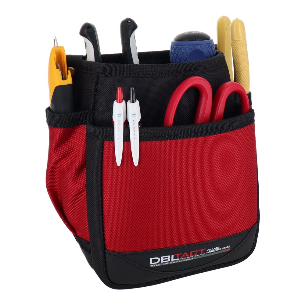 【楽天市場】DBLTACT 三共コーポレーション DT-02S-RE 2段腰袋 レッド DT02SRE 【581815】：スマイル本舗 楽天市場店