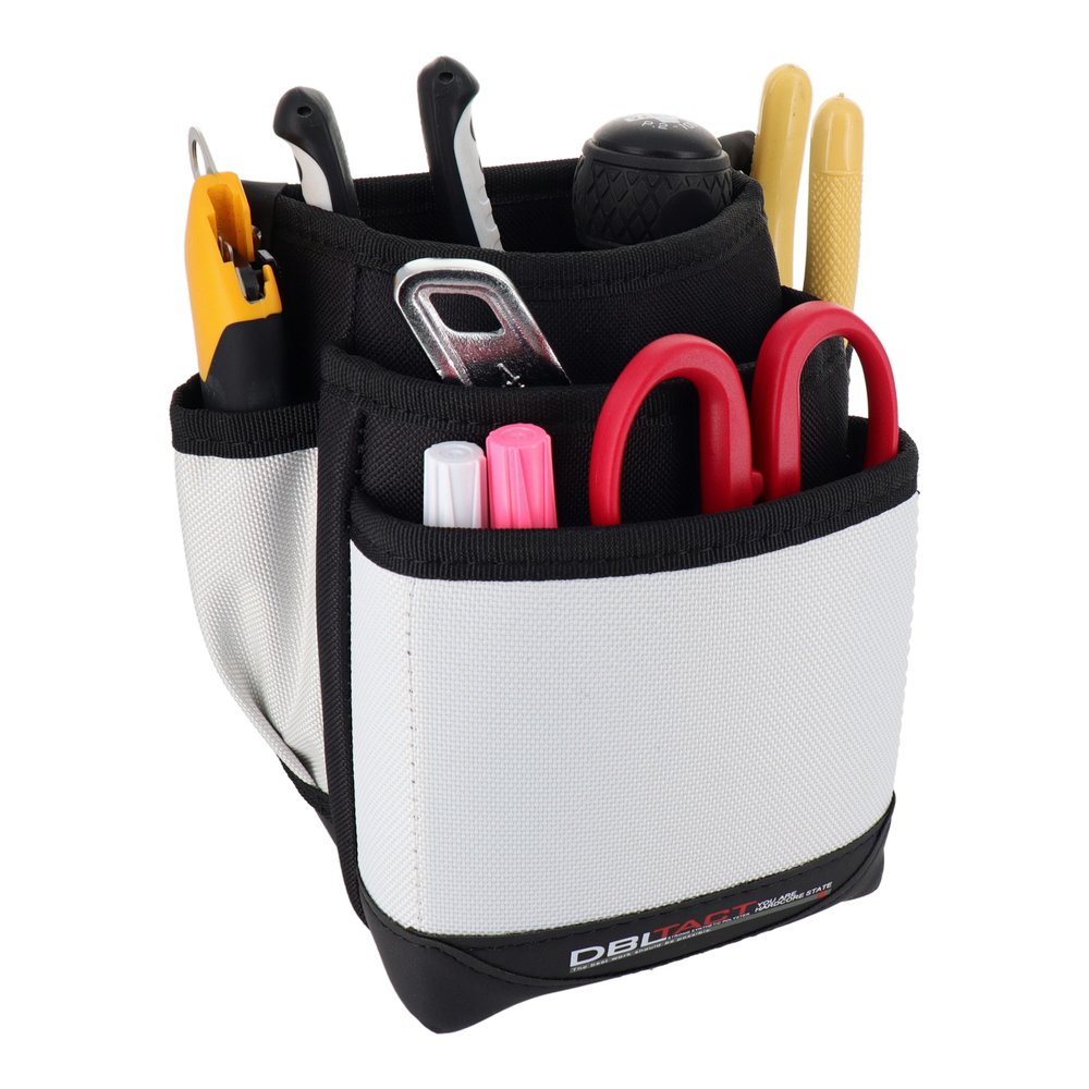 【楽天市場】DBLTACT 三共コーポレーション DT-03S-WH 3段腰袋 ホワイト DT03SWH 【581899】：スマイル本舗 楽天市場店