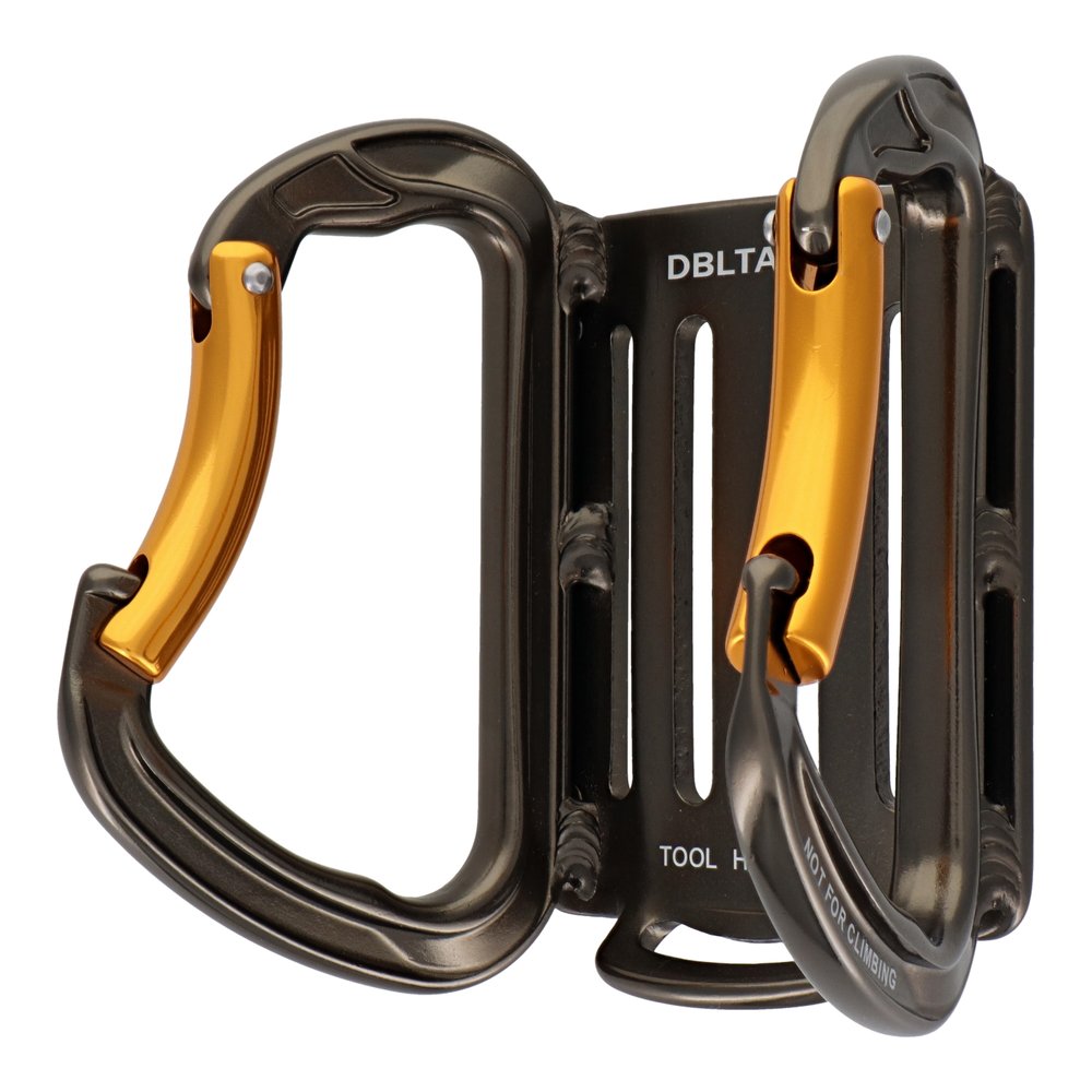 【楽天市場】DBLTACT 三共コーポレーション DT-ATW-G カラビナ工具差ダブル ＜湾曲ゲート＞ 大×大 高強度アルミ鍛造品 ガンメタ DTATWG 【360222】：スマイル本舗 楽天市場店