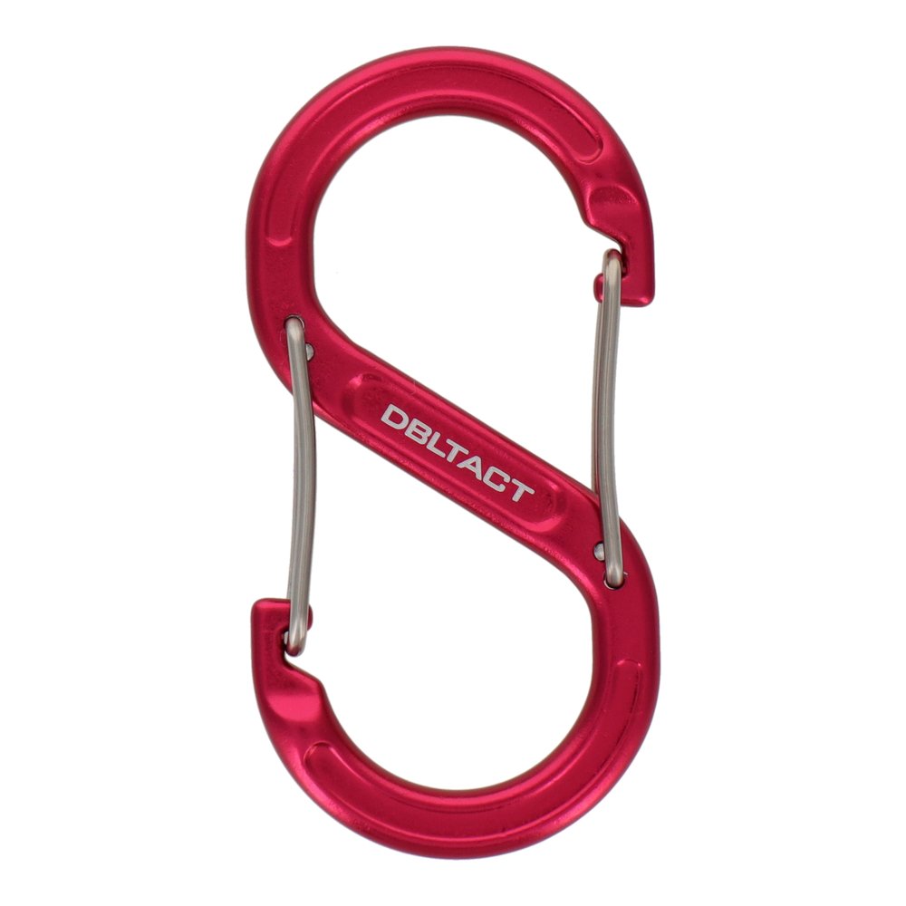 【楽天市場】DBLTACT 三共コーポレーション DT-AKS-80R アルミS型カラビナ 80mm レッド DTAKS80R 【360515 ...