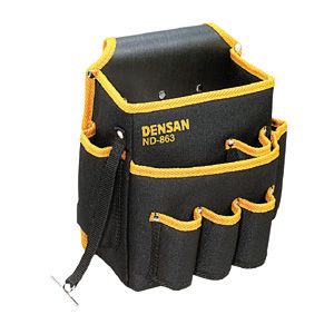 【楽天市場】ジェフコム ND-863 電工キャンバスハイポーチ 3連ドライバーサック＋内ポケット ND863：スマイル本舗 楽天市場店
