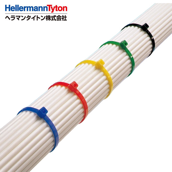 【楽天市場】【在庫あり】ヘラマンタイトン T30R-RED カラータイ 赤 標準 分類 識別用 100本入 インシュロック 結束バンド ...