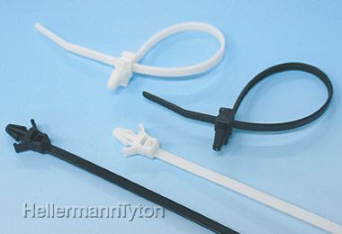 【楽天市場】ヘラマンタイトン RT30SSF-V0B プッシュマウントタイ 黒 難燃 100本入：スマイル本舗 楽天市場店