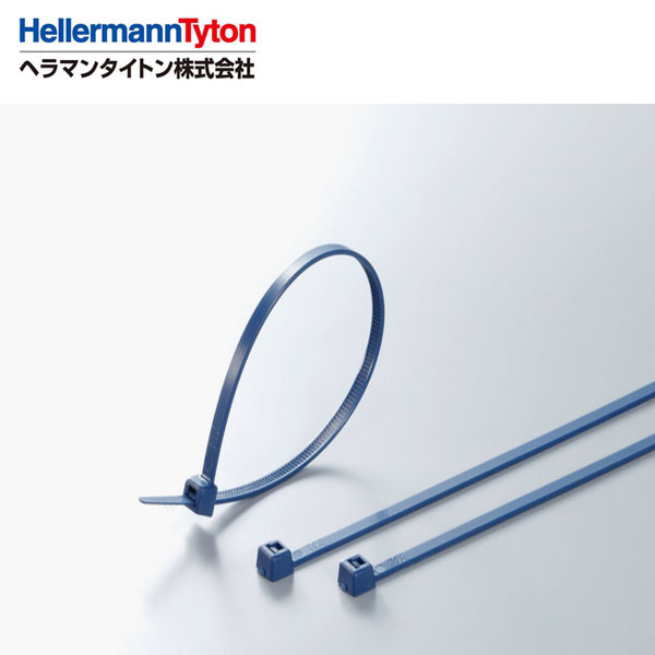 【楽天市場】【在庫あり】ヘラマンタイトン MCTS200-BLU メタルコンテントタイ 青 金属検出 100本入 インシュロック 結束バンド @：スマイル本舗 楽天市場店