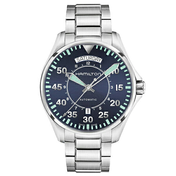 【楽天市場】取寄品 HAMILTON 腕時計 ハミルトン 正規品 H64615145 カーキ アビエーション パイロット デイデイト ...