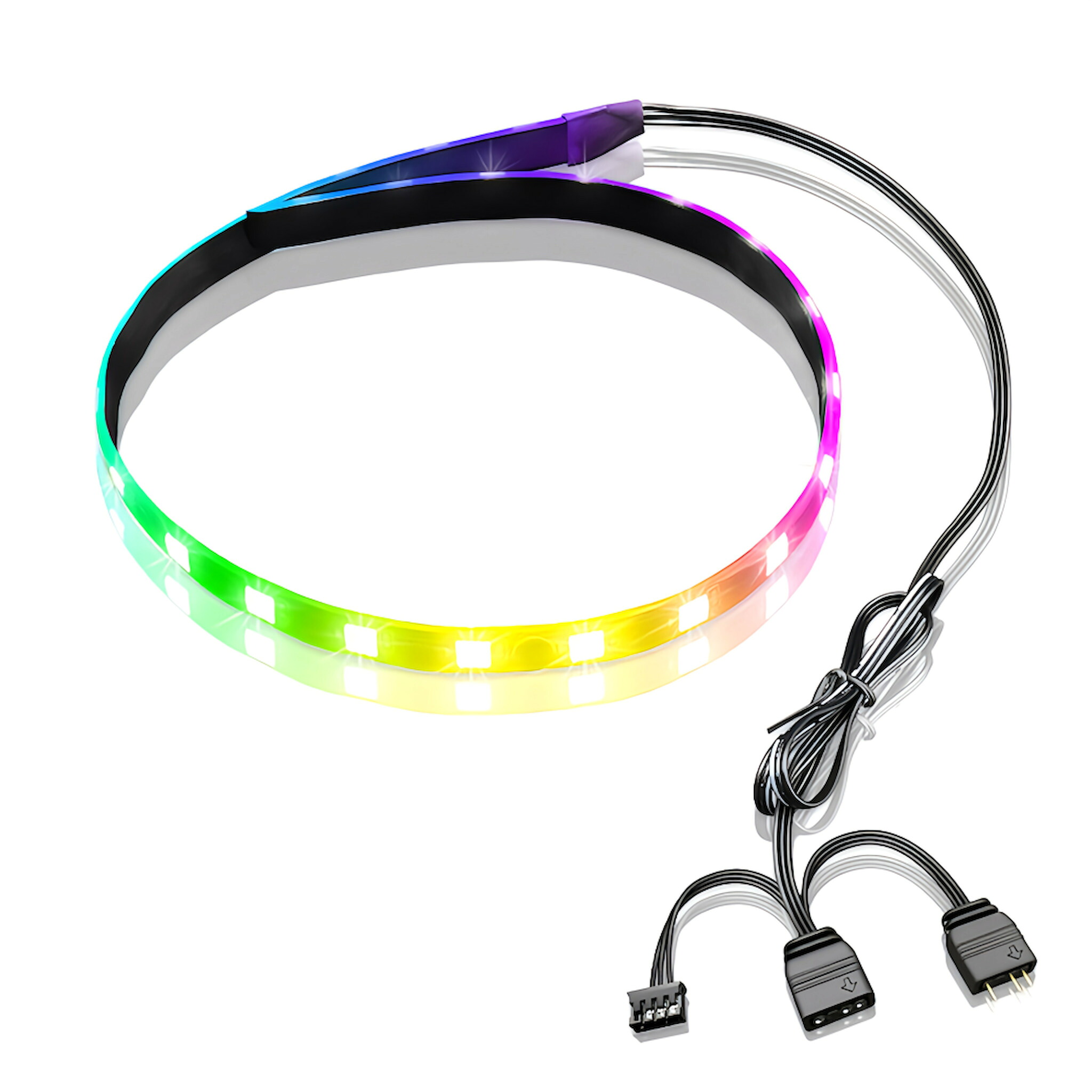 【楽天市場】【スモールラボ】COOLMOON LEDテープ ARGB 5v 3pin ゲーミング 40cm：スモールラボ 楽天市場店