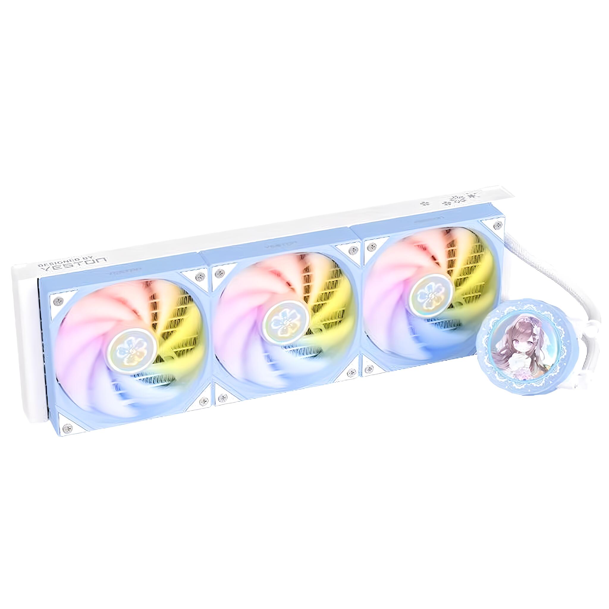 【楽天市場】【スモールラボ】YT-360 簡易水冷クーラー 360mm CPUクーラー LED ARGB 5v 3pin LGA1700 ...