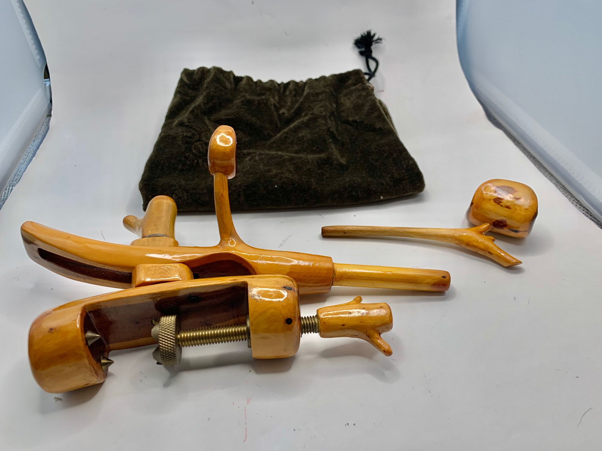 【楽天市場】【中古】へら 木製 万力 釣り ヘラブナ 釣具 釣用 袋付き 淡水 小物：SMZフィッシング