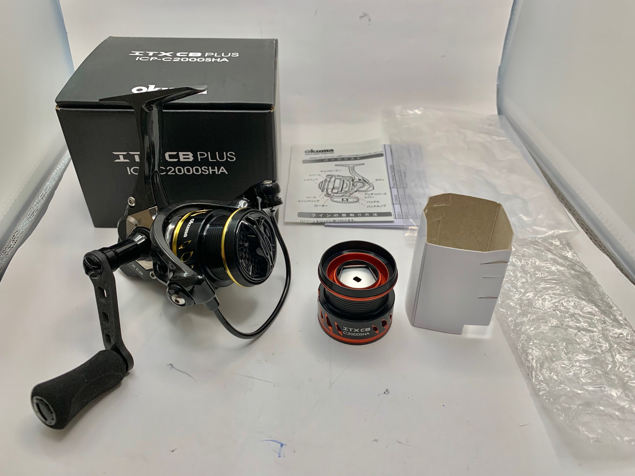 【楽天市場】【中古】 okuma オクマ ITX CB PLUS ICP-C2000SHA 替えスプール付き 釣り 小型スピニングリール ...
