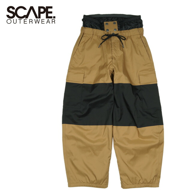 【楽天市場】Scape エスケープ BAGGY TRACK PANTS バギートラックパンツ S71122334 【 スノーウェア ...