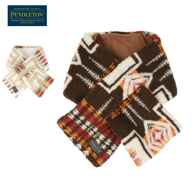 【楽天市場】【ポイント10倍★11/1～11/30(要エントリー)】PENDLETON ペンドルトン BOA MUFFLER ボアマフラー PDT-000-233021 【 防寒 通勤 通学 ...