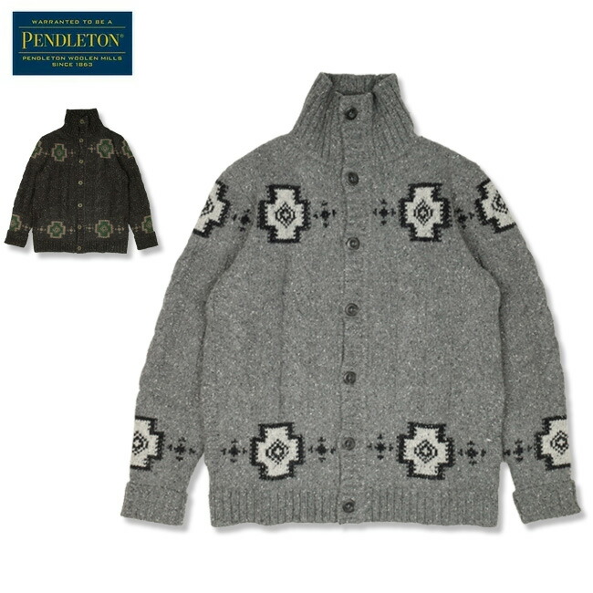 【楽天市場】【ポイント10倍★12/1～1/1(要エントリー)】PENDLETON ペンドルトン ケーブルラムズウールカーディガン RF617 【 アウター トップス アウトドア 】：SNB-SHOP