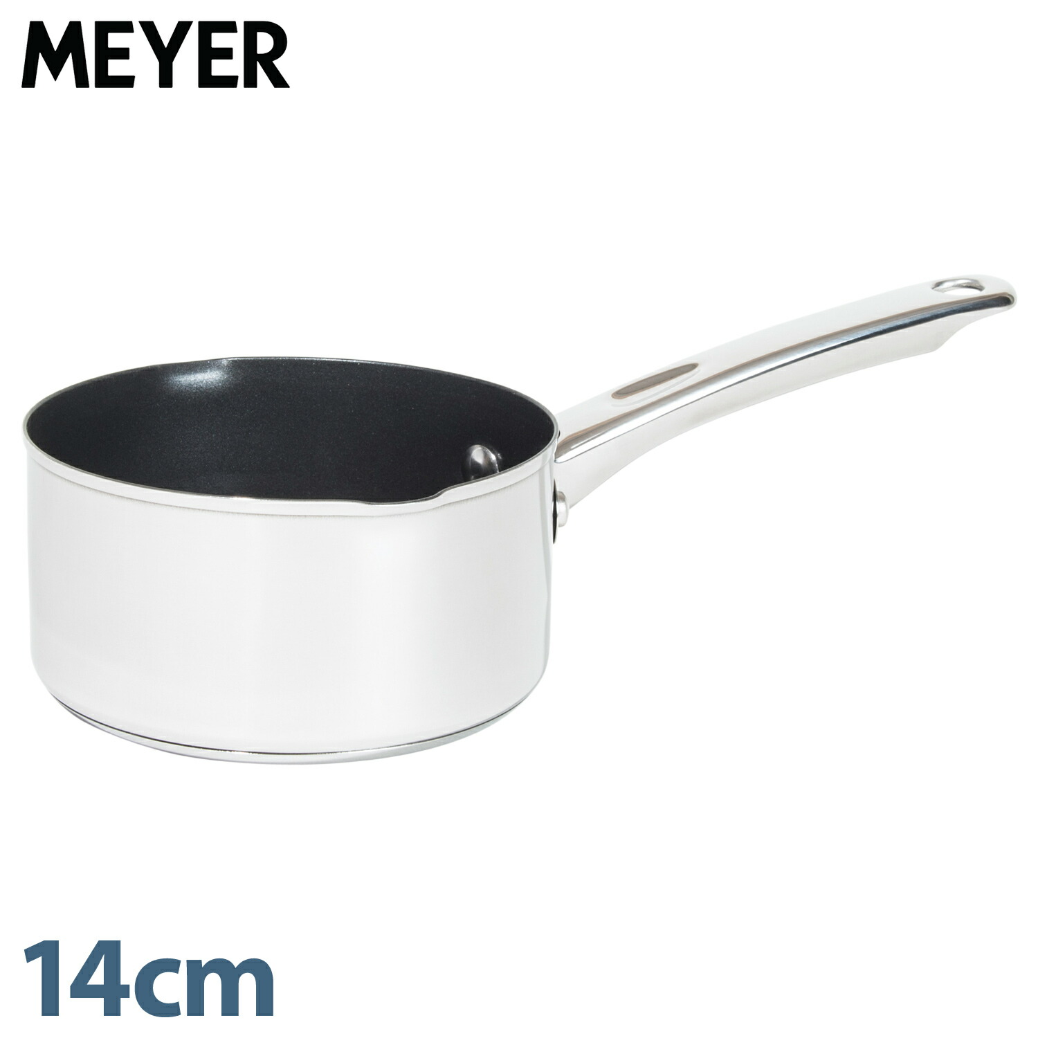 【楽天市場】マイヤー MEYER ミルクパン 片手鍋 スターシェフ4 14cm IH ガス対応 ステンレス STAR CHEF4 シルバー MSC4-MP14：スニークオンラインショップ