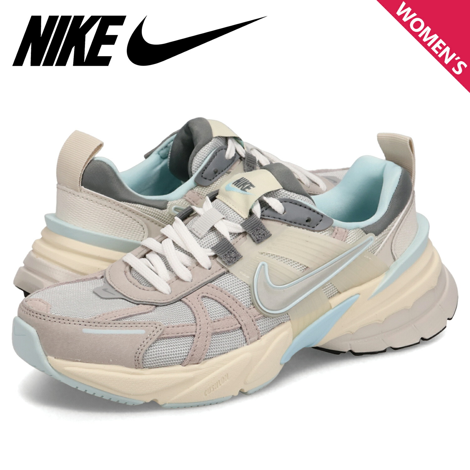 【楽天市場】NIKE V2K RUN ナイキ V2K ラン スニーカー レディース ベージュ FZ3596-072：スニークオンラインショップ