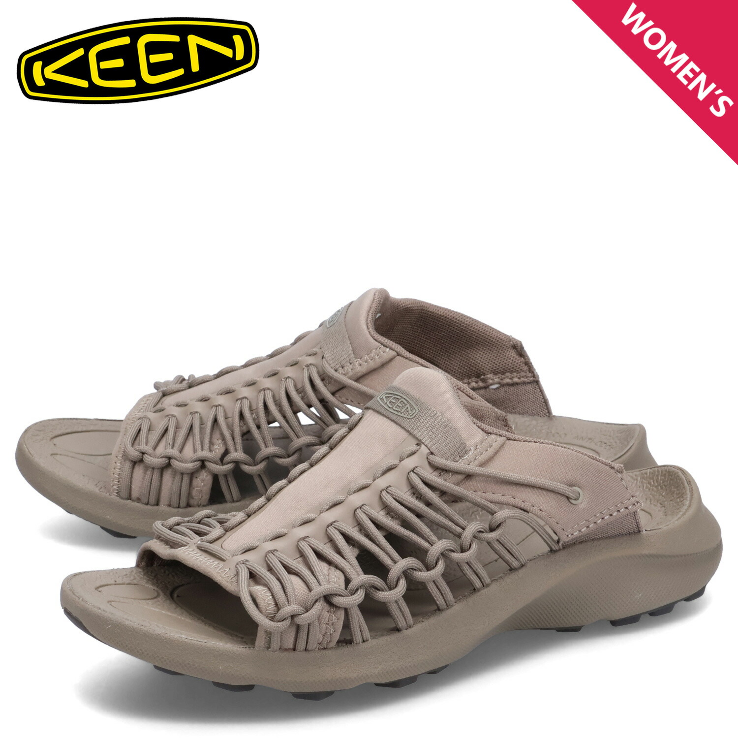 【楽天市場】KEEN キーン サンダル スポーツサンダル ユニーク スニーク スライド レディース 軽量 UNEEK SNK SLIDE カーキ 1028551：スニークオンラインショップ