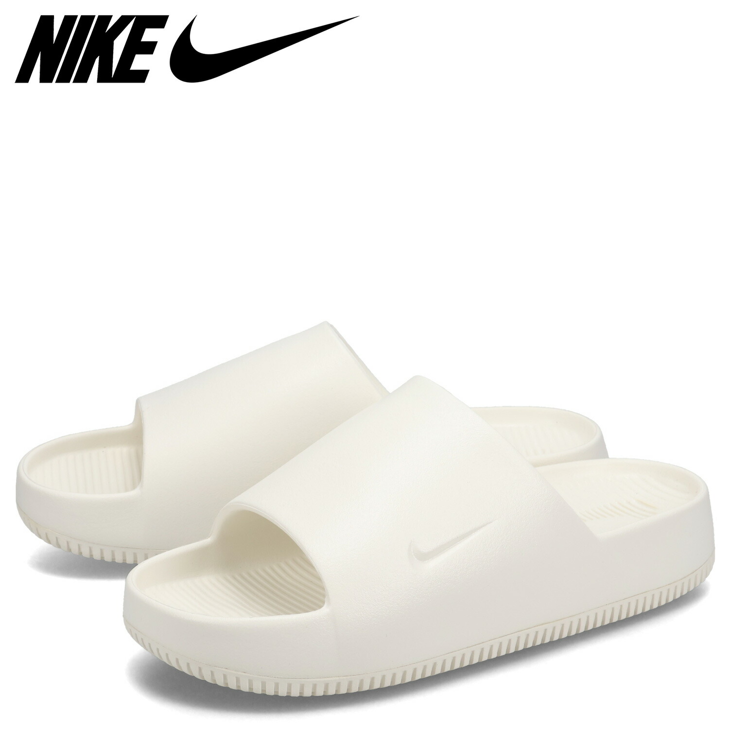 【楽天市場】NIKE CALM SLIDE ナイキ カーム スライド サンダル スライドサンダル メンズ ホワイト 白 FD4116-100 ...