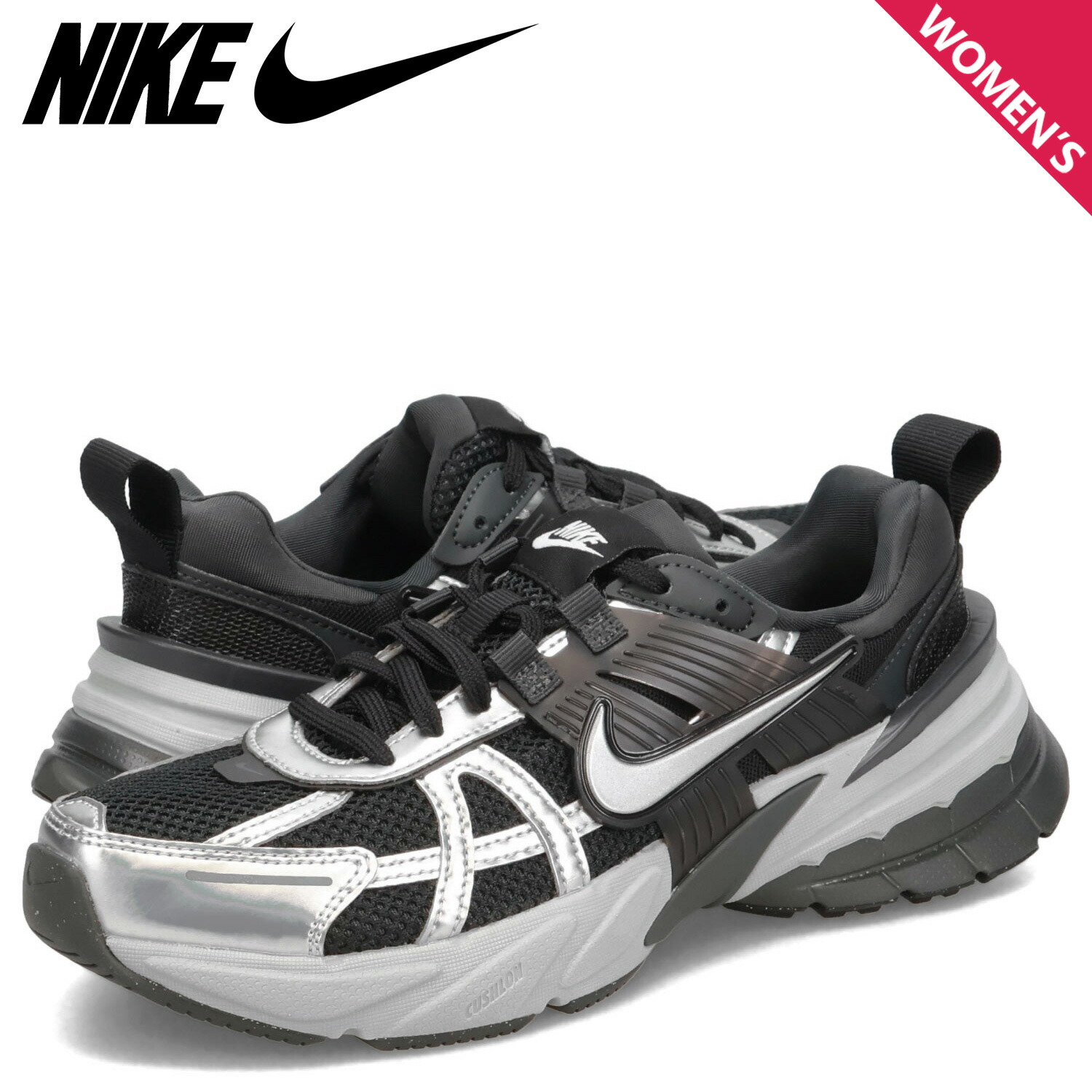【楽天市場】NIKE V2K RUN ナイキ スニーカー レディース ブラック 黒 FD0736-005：スニークオンラインショップ