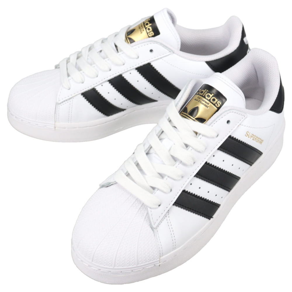 【楽天市場】アディダス adidas スニーカー スーパースター XLG SUPERSTAR XLG フットウェアホワイト/コアブラック ...