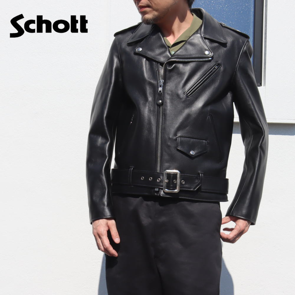 【楽天市場】定番 ショット Schott メンズ 613UST ワンスター トール 613UST ONESTAR TALL ライダース レザージャケット ブラック 010 7823950084 ...