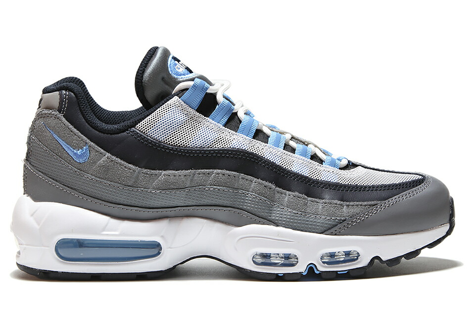 【楽天市場】NIKE AIR MAX 95 DM0011-003 COOL GREY/UNIVERSITY BLUE-DARK OBSIDIANナイキ エアマックス 95 クールグレー ブルー ...
