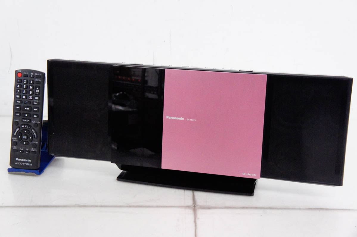 【楽天市場】【中古】Panasonicパナソニック コンパクトステレオシステム SC-HC35-S iPod/iPhone対応 D-dock ...