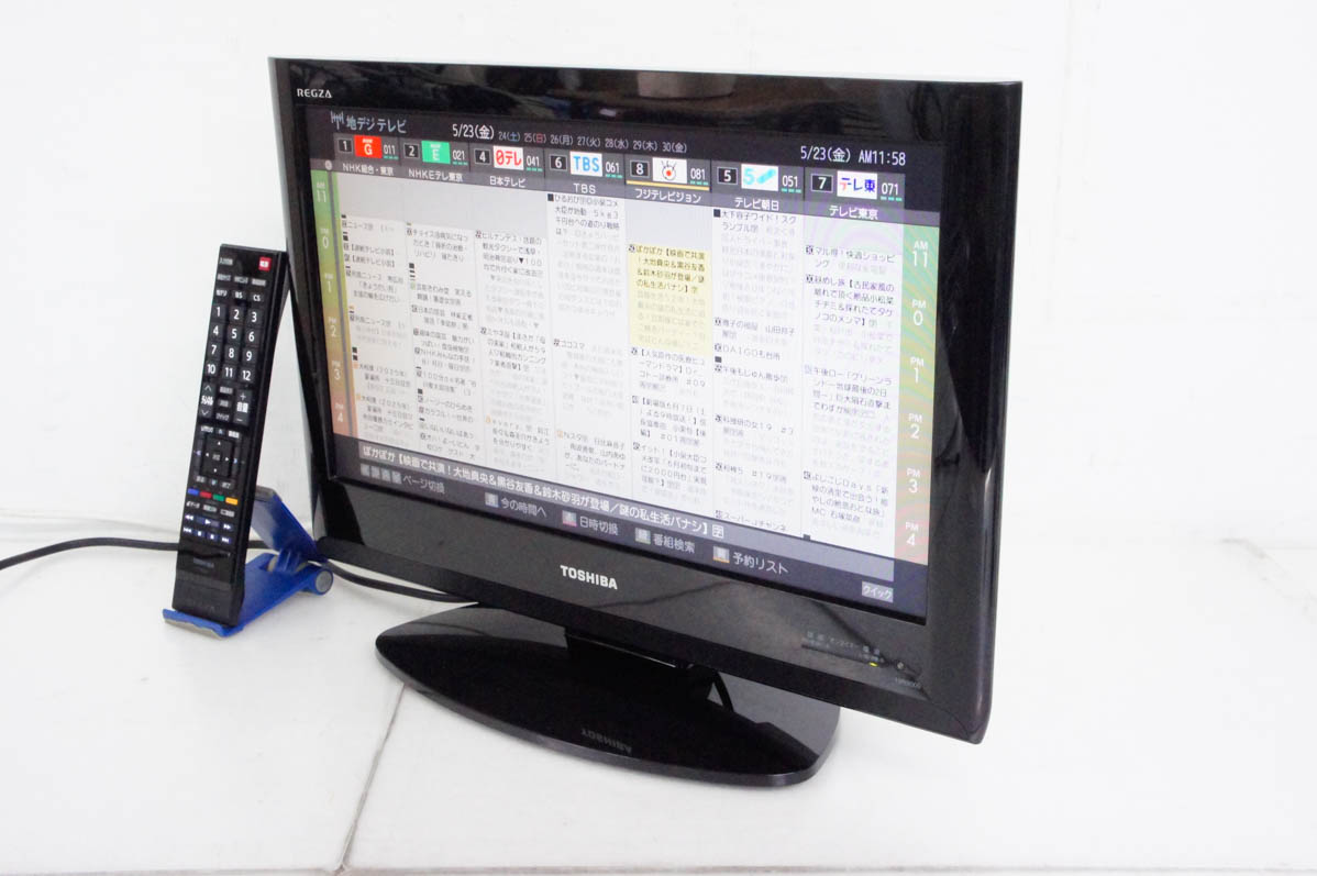 【楽天市場】【中古】東芝TOSHIBA 19V型 地上デジタルチューナー搭載液晶テレビ REGZAレグザ 19R9000：エスネットショップ楽天市場店