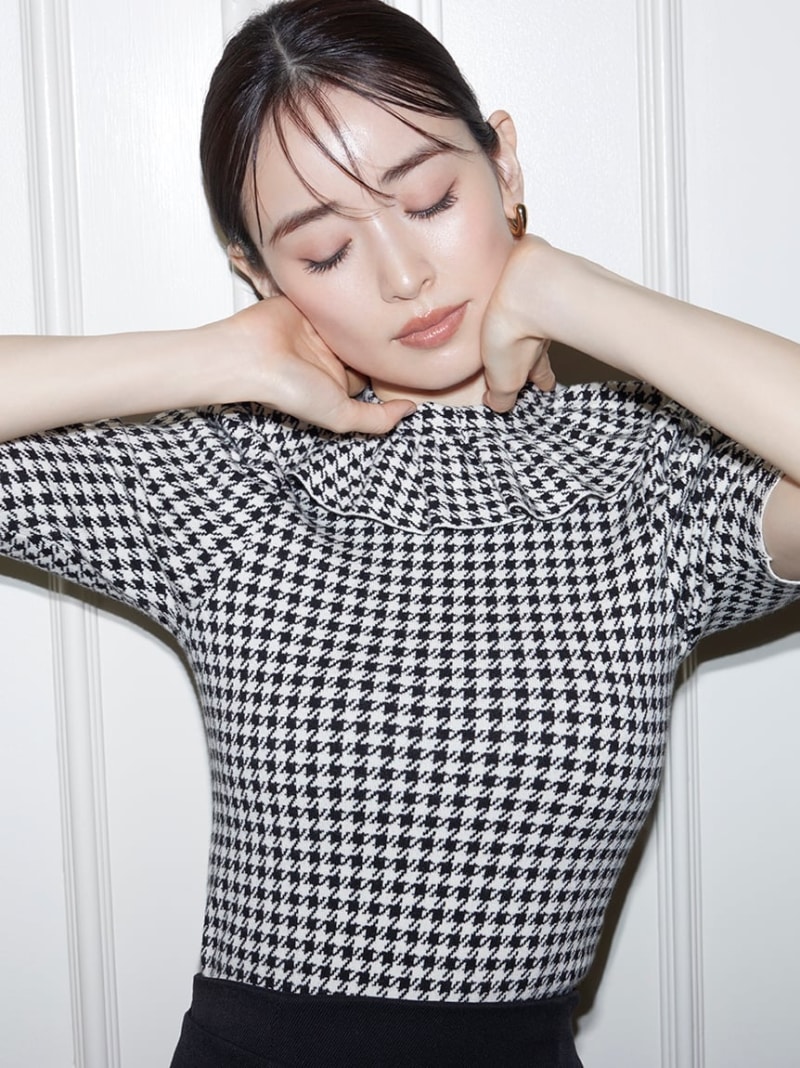 【楽天市場】【SALE／50%OFF】【WEB限定】フリルカラーニットプルオーバー SNIDEL スナイデル トップス ニット ホワイト ブラック グレー【RBA_E】【送料無料 ...