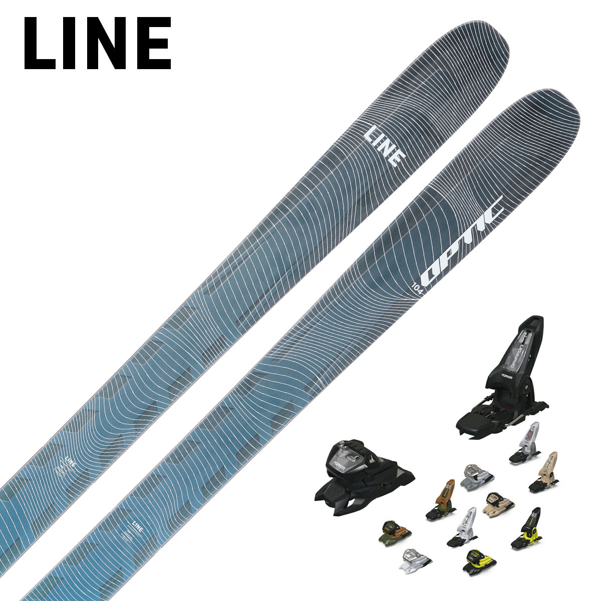 【楽天市場】LINE ライン スキー板 メンズ レディース＜2025＞ OPTIC 104 / [LN2401650] + ＜24 ...