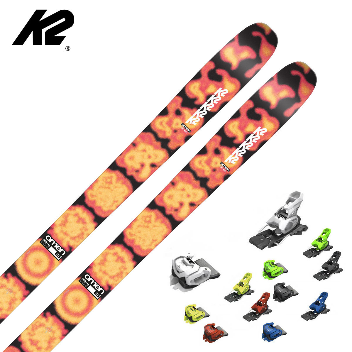 【楽天市場】K2 ケーツー スキー板 メンズ レディース 2025 OMEN 85 + ATTACK 14 ビンディング セット 取付無料：スキー用品通販 スノーファミリー