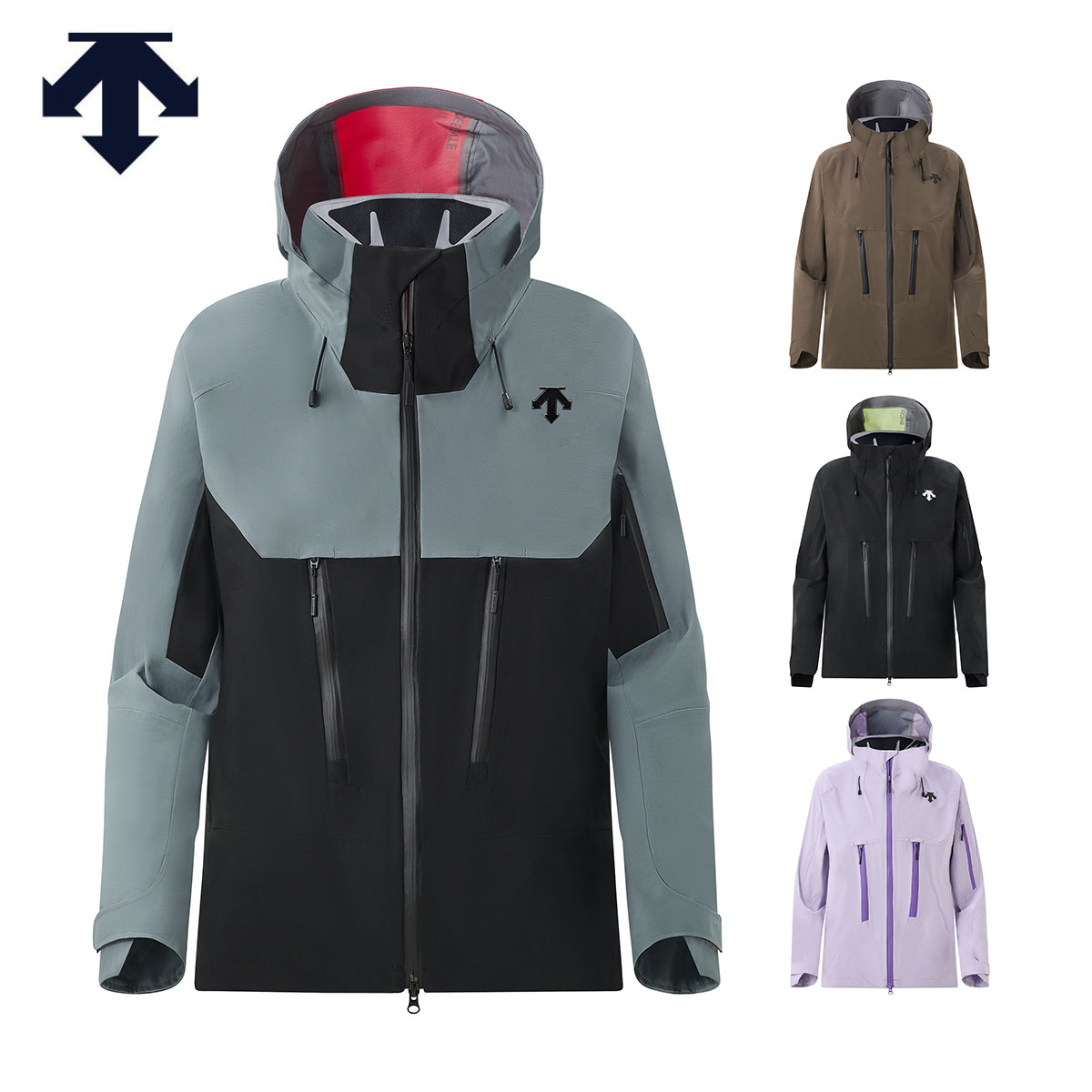 【楽天市場】スキーウェア デサント メンズ スキージャケット DESCENTE レディース 2025 DWMYGK50D / 3L SHELL JACKET：スキー用品通販 スノーファミリー