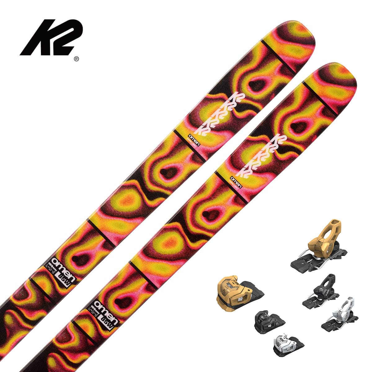 【楽天市場】K2 ケーツー スキー板 レディース＜2026＞OMEN 85 W [KS250975] + チロリア ATTACK LYT 11 GW ビンディング セット 取付無料【早期予約 ...