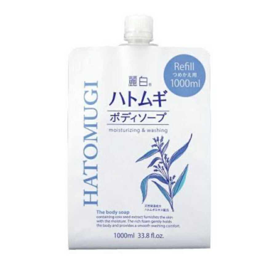 【楽天市場】麗白 ハトムギボディソープ 詰替用 大容量サイズ(1000ml)：So-netmoソネトモ