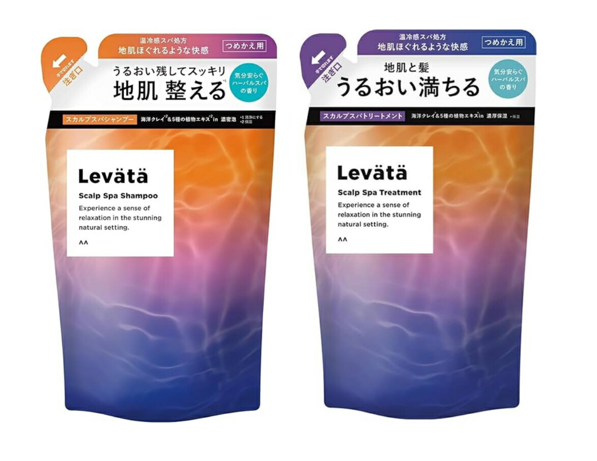 【楽天市場】レバタ スカルプスパ シャンプー 詰替え 300ml＋トリートメント 詰替え 300ml 新体験 瞑想シャンプー：So-netmoソネトモ