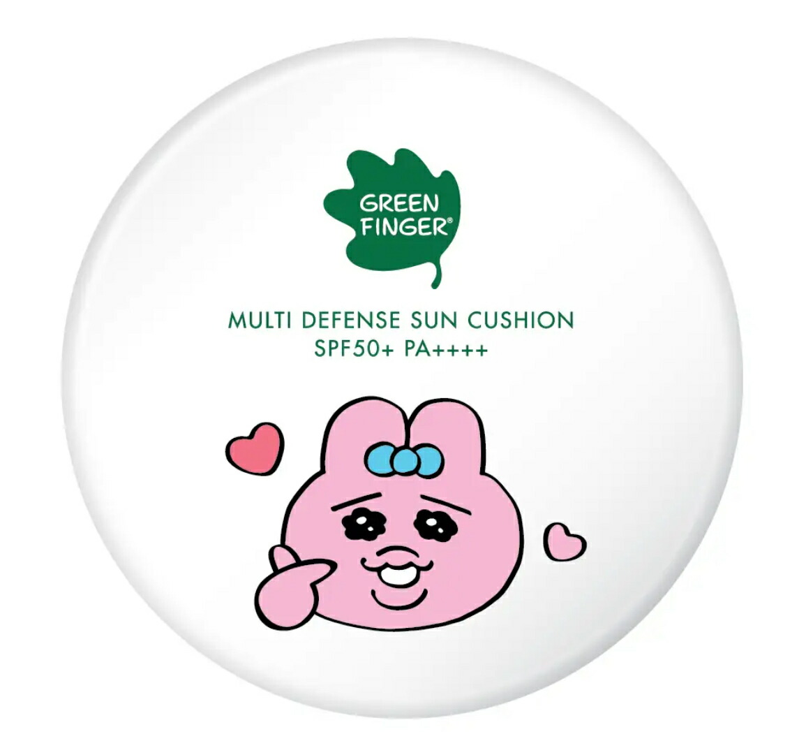 【楽天市場】グリーンフィンガーマルチディフェンスUVクッション SPF50+ PA++++ 13g おぱんちゅうさぎコラボ 限定：So-netmoソネトモ