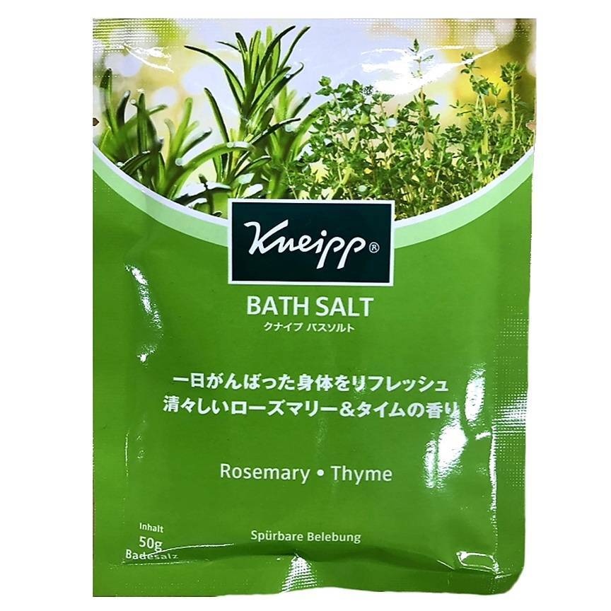 【楽天市場】クナイプ 入浴剤 バスソルト ローズマリー＆タイムの香り 50g KNEIPP BATHSALT：So-netmoソネトモ