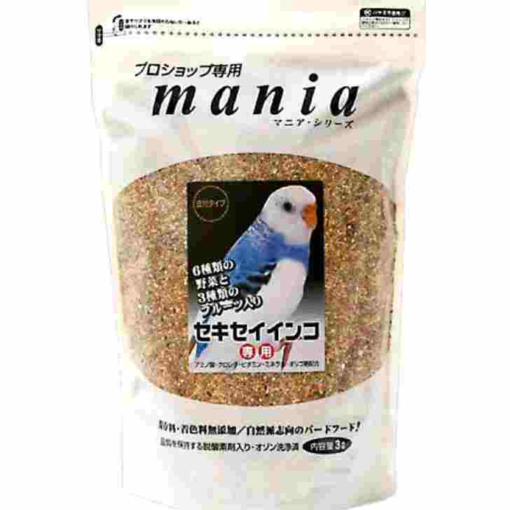 【楽天市場】mania(マニア) プロショップ専用 セキセイインコ 3リットル (x 1)：So-netmoソネトモ