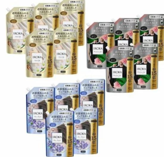 【楽天市場】選べる フレア フレグランス IROKA 柔軟剤 詰め替え 大サイズ(650ml×5袋入) 送料無料：So-netmoソネトモ
