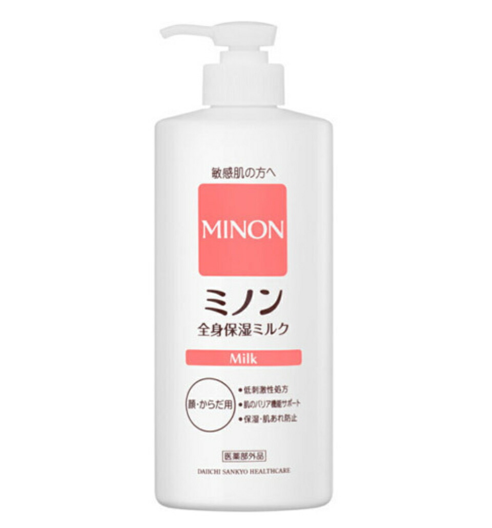 【楽天市場】ミノン全身保湿ミルク 本体ボトル 400mL 大容量：So-netmoソネトモ